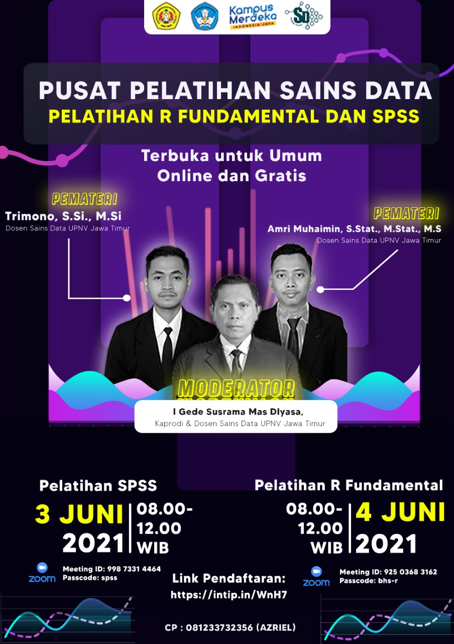 Pelatihan SPPS dan Fundamental R – Sains Data